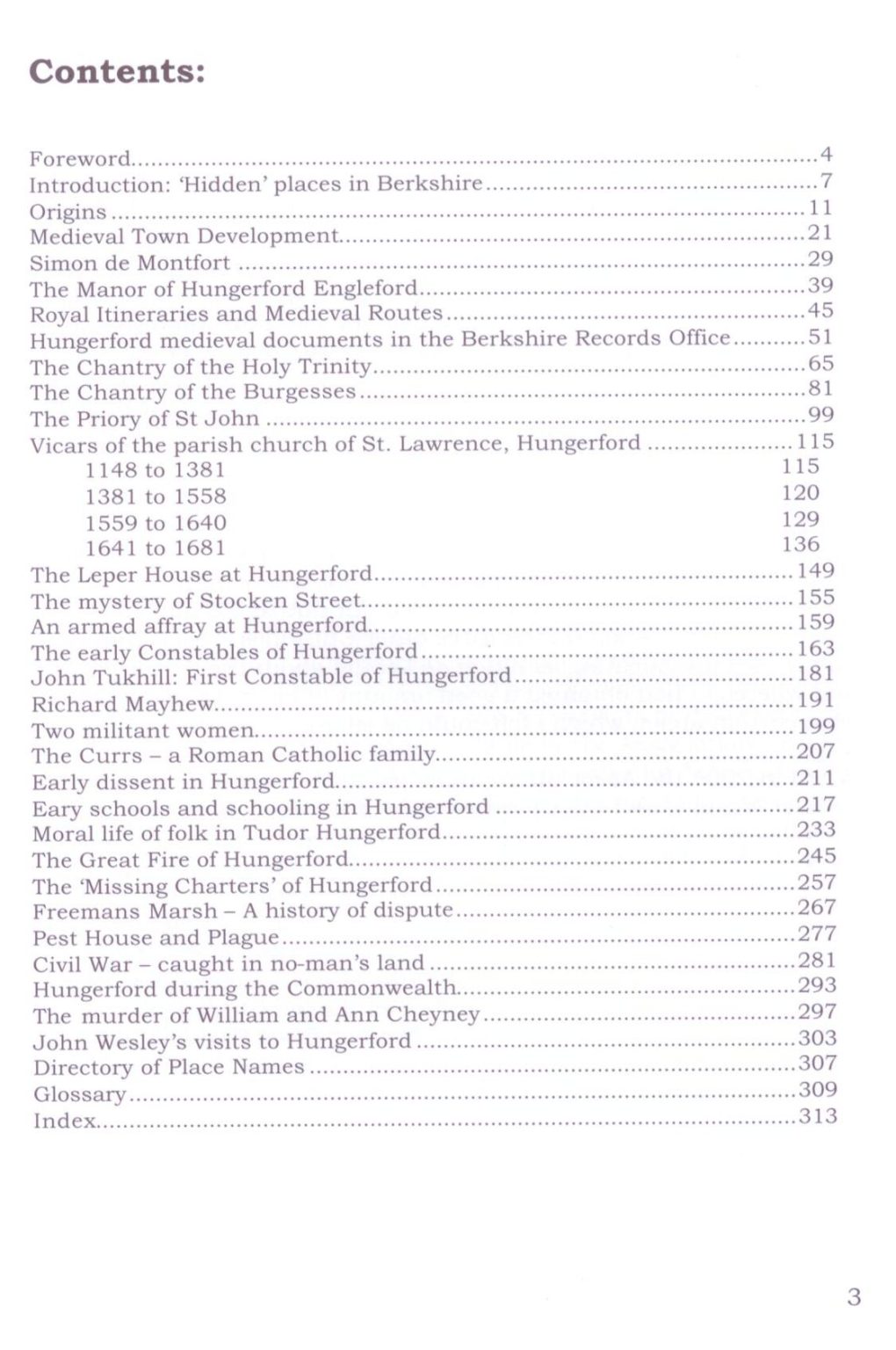Hungerford, Aspects of the Early History - Berkshire Family History Society