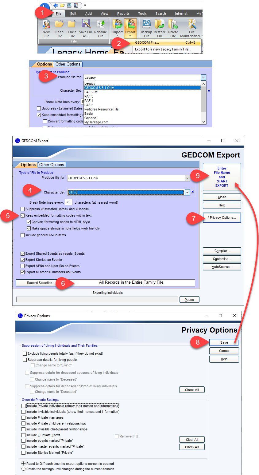 YourTrees - Guide to submitting a GEDCOM - Berkshire Family History Society