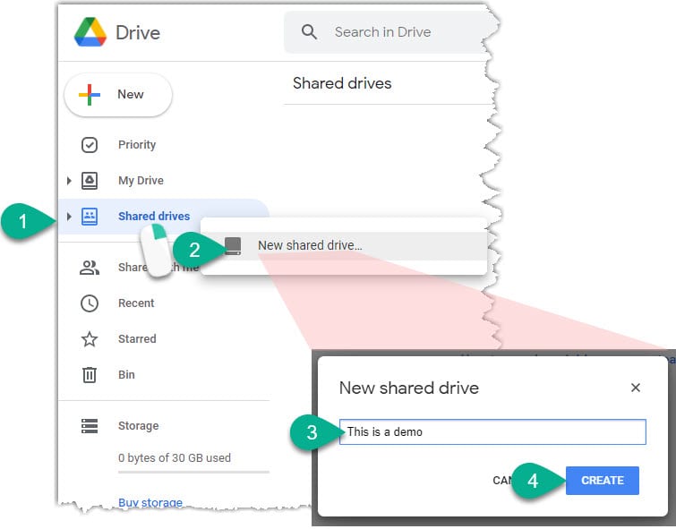 Creating a Shared Folder - Berkshire Family History Society